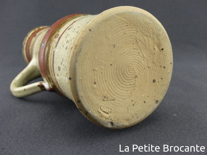 Vintage pitcher jug signed Rouart