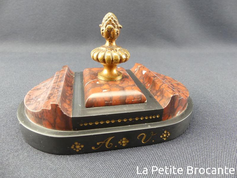 Ancien presse-papier en marbre XIXe